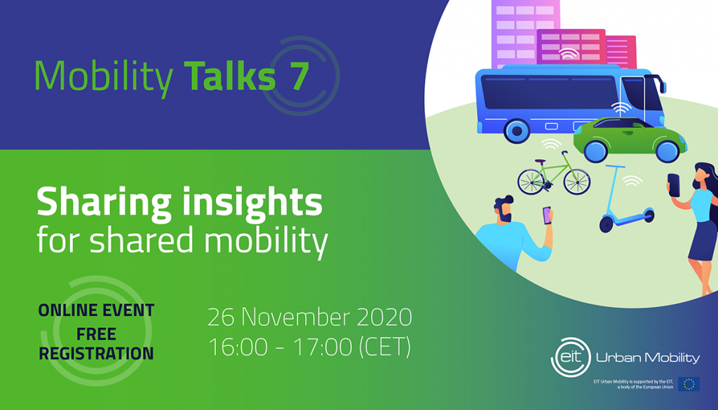 Mobility Talks episode 7: Sharing insights for shared mobility - EIT ...