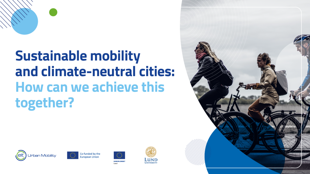 Sustainable mobility and climate-neutral cities: How can we achieve ...
